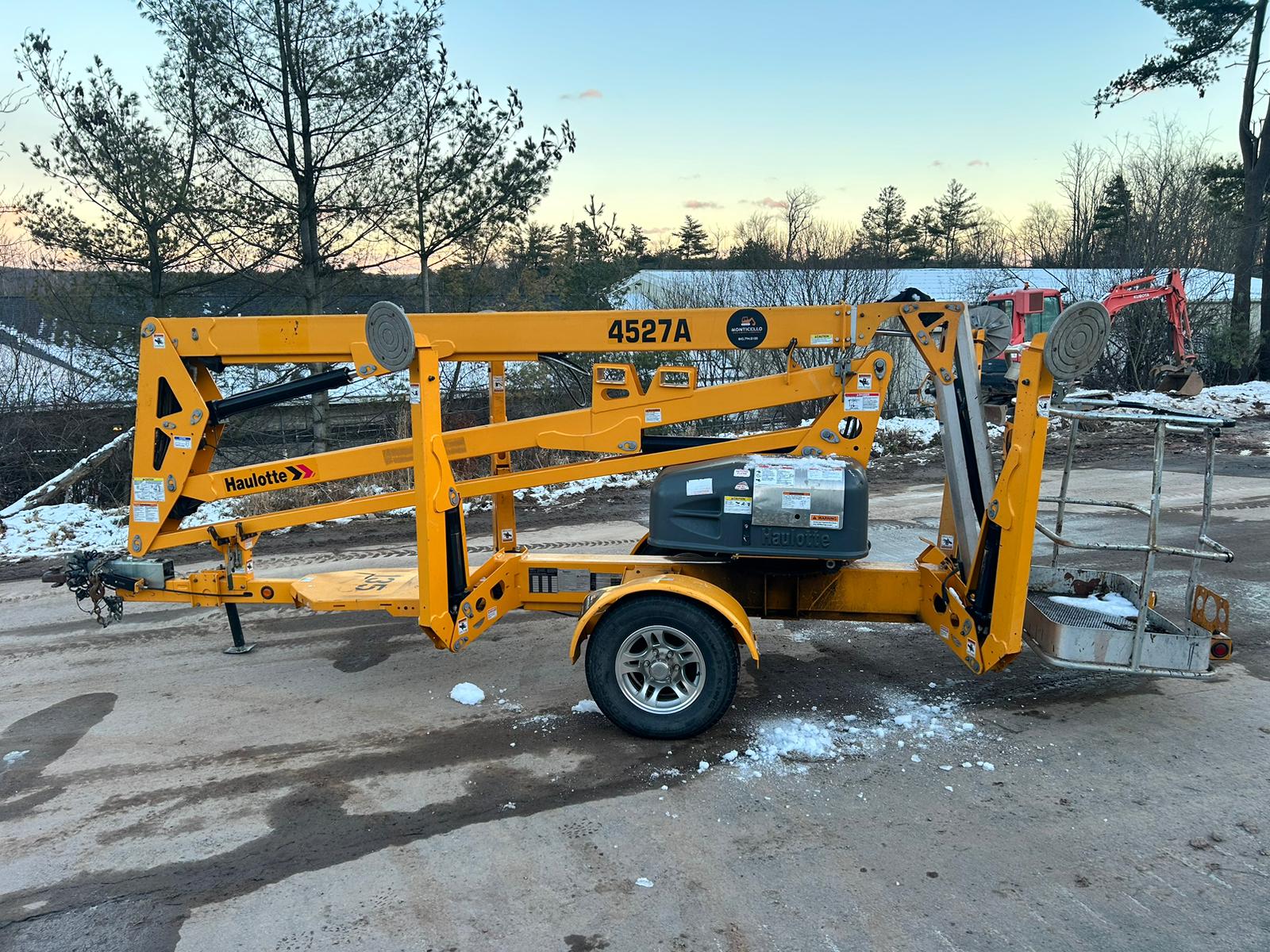 2020 Haulotte 4527A Articulating Towable Boom Lift – Good Eye Equipment