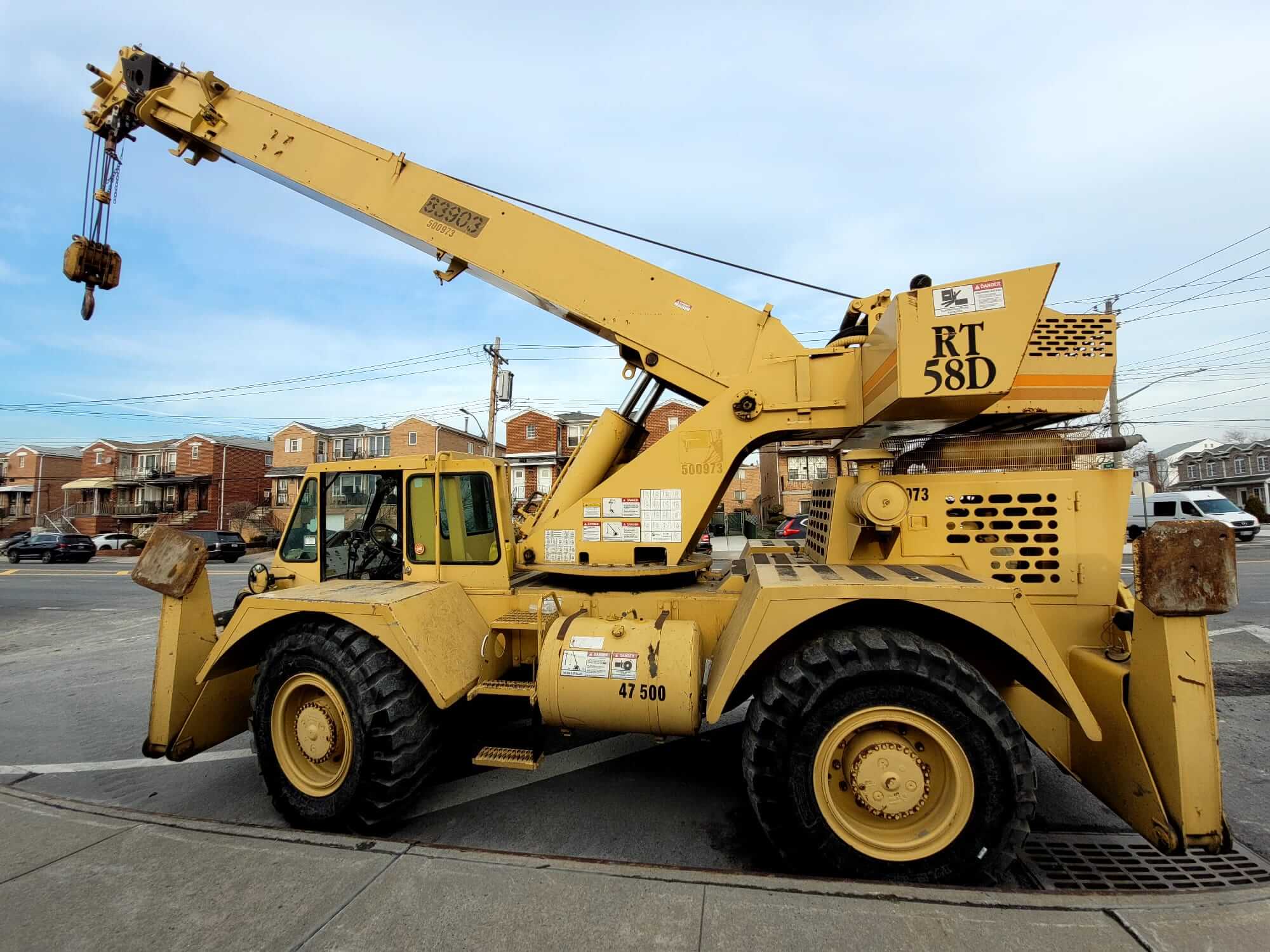 1996 Grove RT58D Rough Terrain Hydraulic Crane – Good Eye Equipment