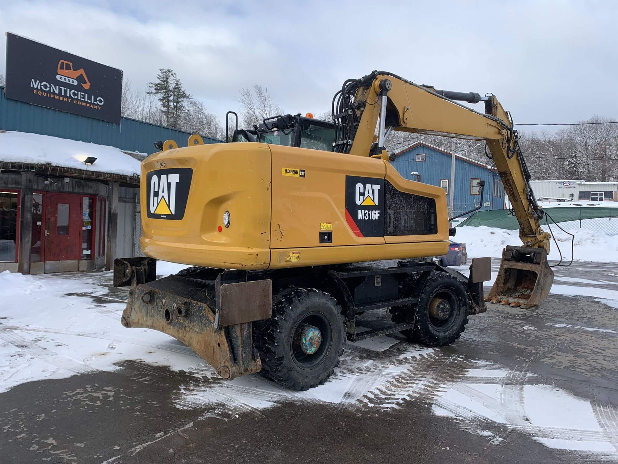 2017 Caterpillar M316F Wheeled Excavator – Good Eye Equipment