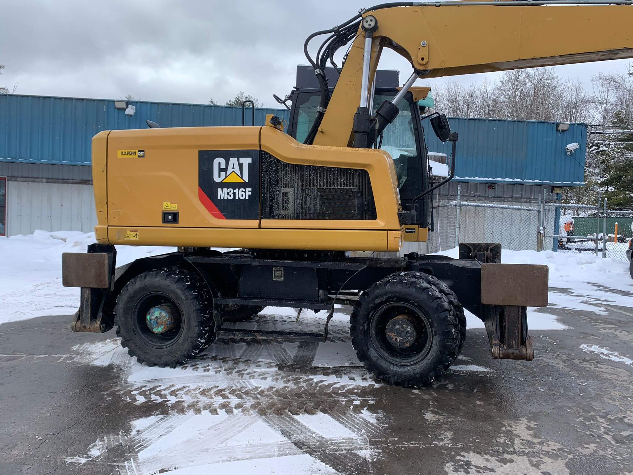 2017 Caterpillar M316F Wheeled Excavator – Good Eye Equipment