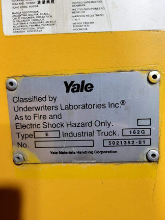 Yale 162G Electric Order Picker Forklift – Good Eye Equipment